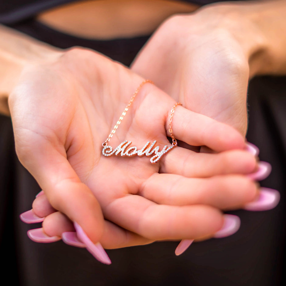 Dainty Lowercase Name Necklace – United Bracelets