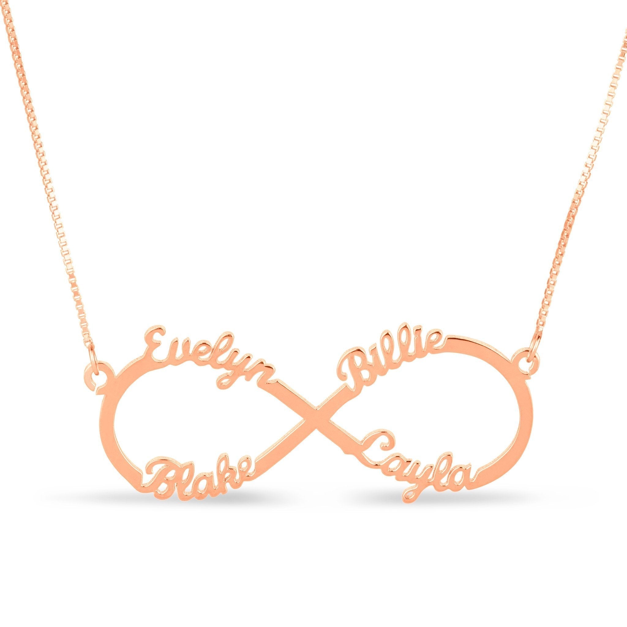 Classic Infinity Name Necklace – United Bracelets