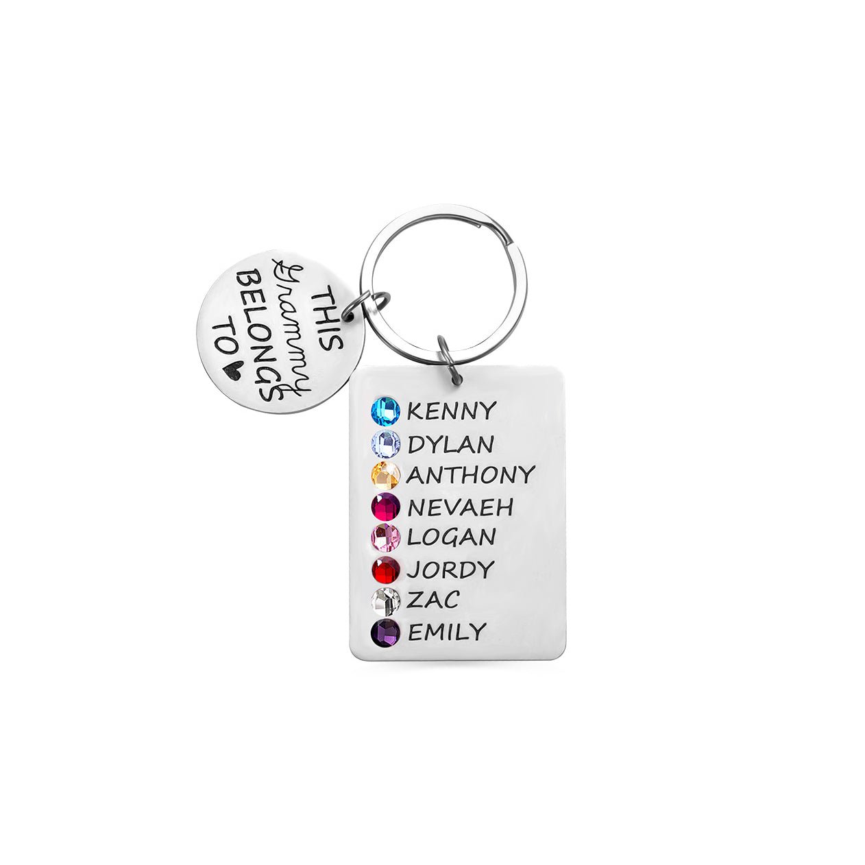 Kids Love Birthstone Keychain – United Bracelets